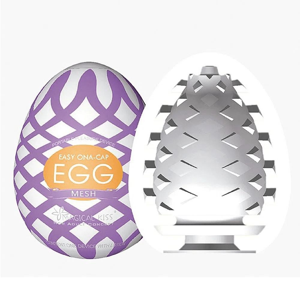 Egg Magical Kiss Easy Ona Cap Mesh Masturbador Masculino Texturizado ...